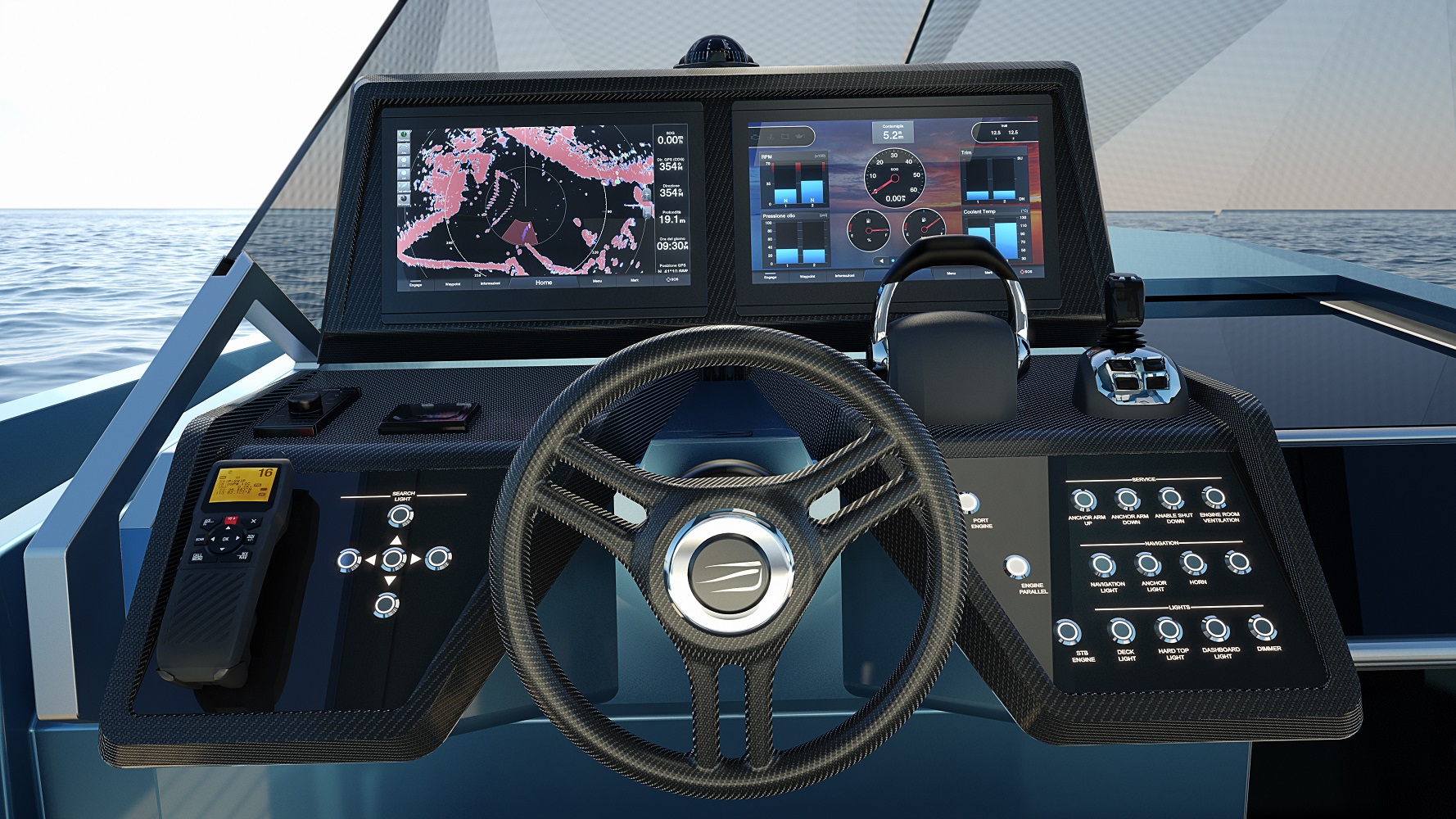 48 Wallytender primo yacht Wally dell’era Ferretti - Panorama 4° Piano