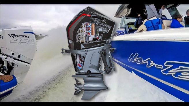 Mercury Racing 450R engine the rod rises. - Panorama 4° Piano