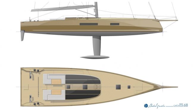 Baltic 68 Café Racer the largest sailing yacht in the world built using ...